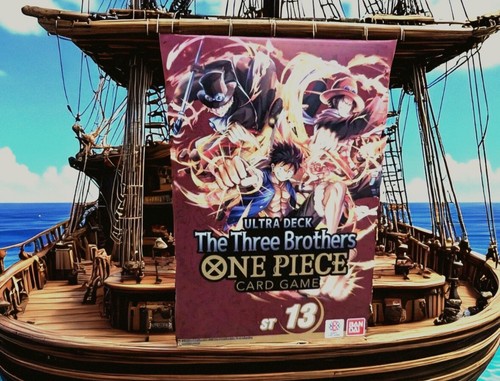🏴‍☠️ ONE PIECE Ultra Deck ST-13 : The Three Brothers Factory Sealed Box ...