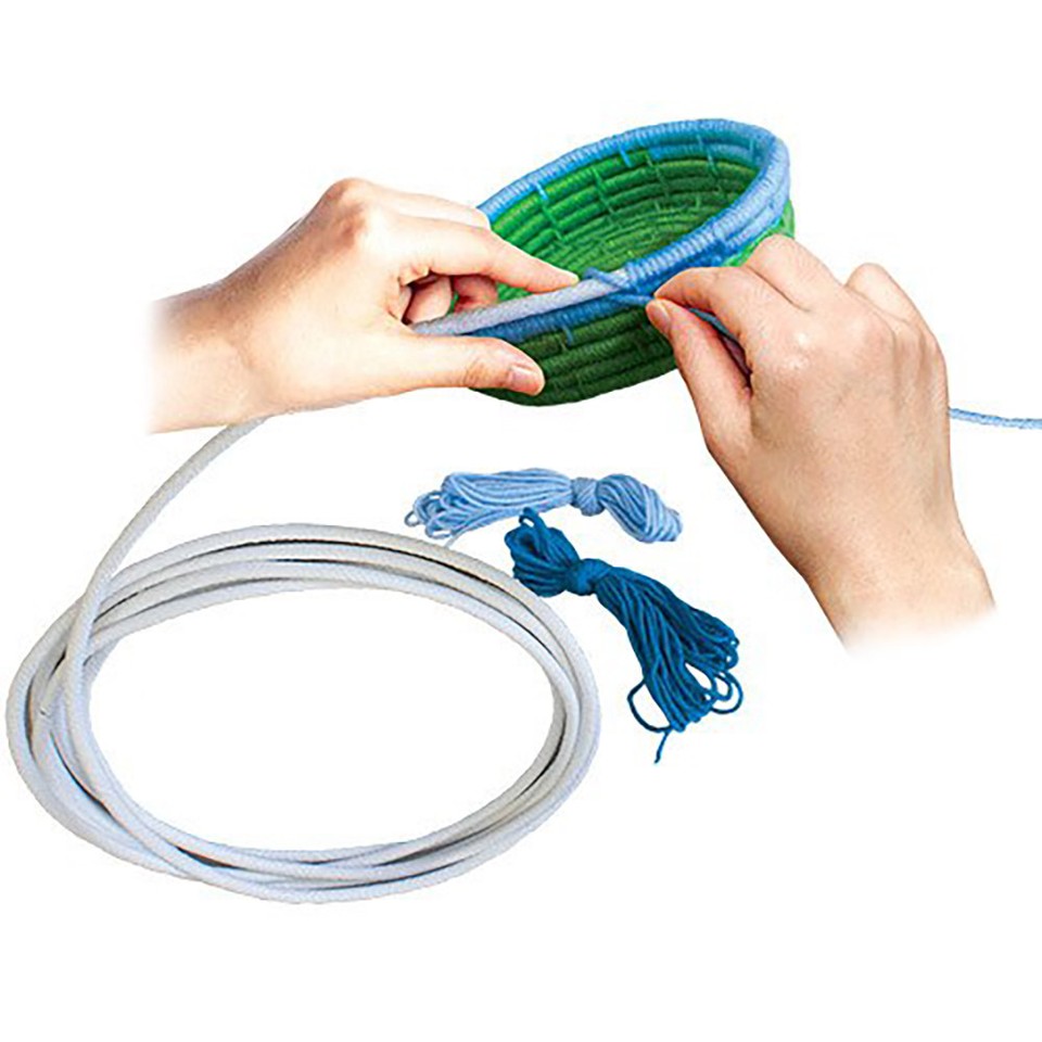 Coiling Cord Basketry Making Kit For All Skill Levels - Basket Bowl ...