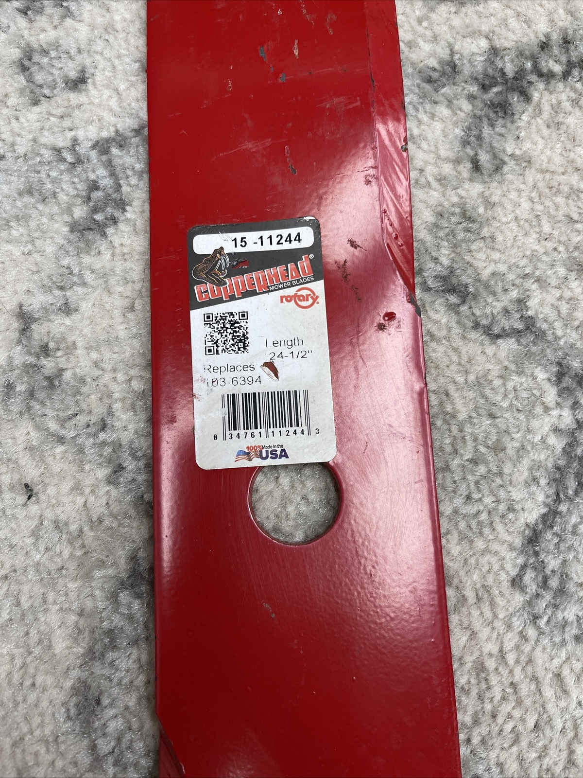 Rotary 11244 Mulching Lawn Mower Blade Exmark103-6394 103-6394-S | eBay