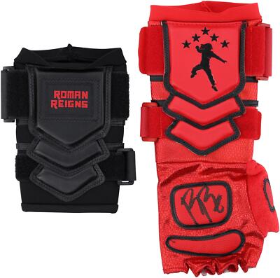 Roman Reigns WWE Autographed Red Replica Glove Set | eBay