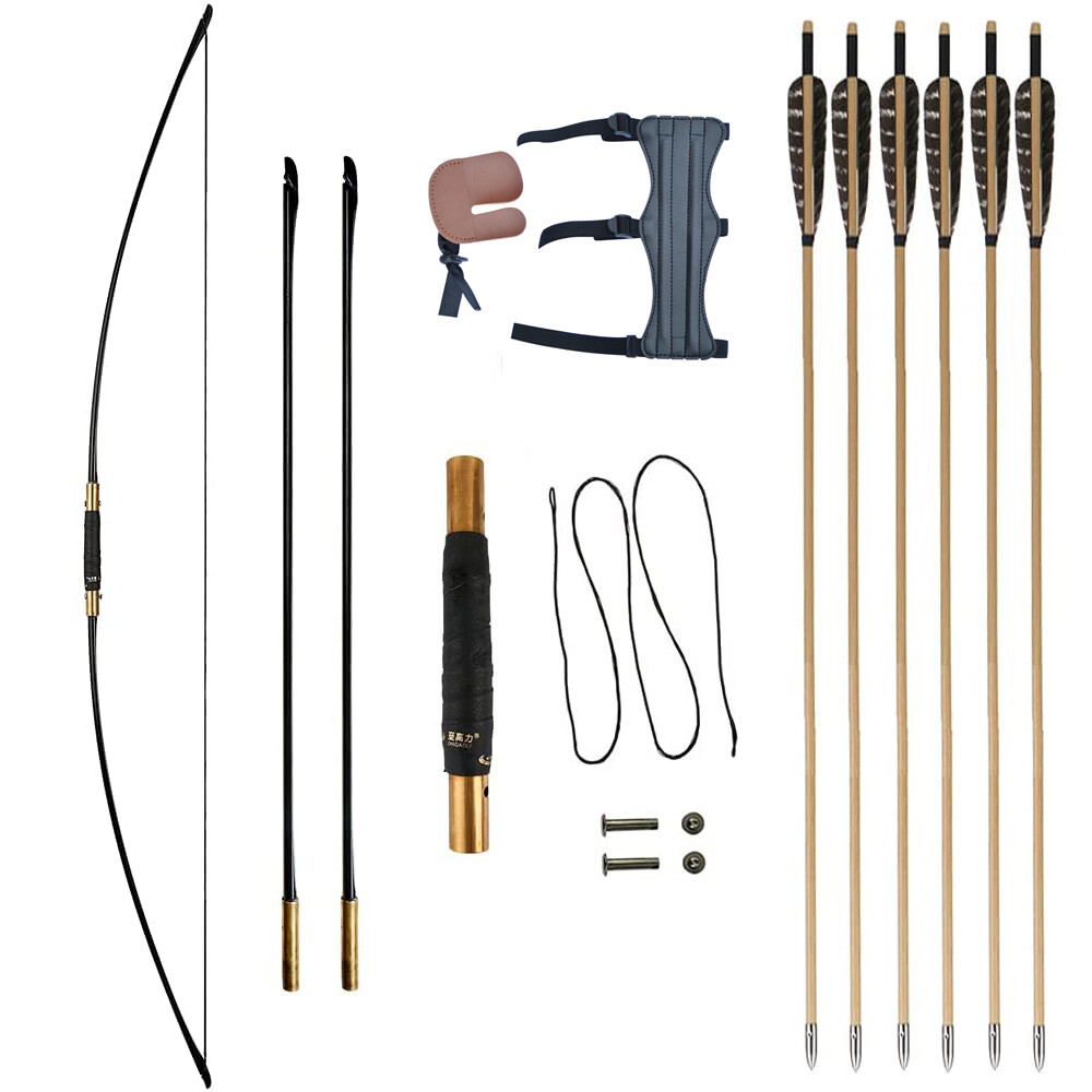 67" Englischer Langbogen 25-70lbs Takedown Traditionelle Jagdbogen ...