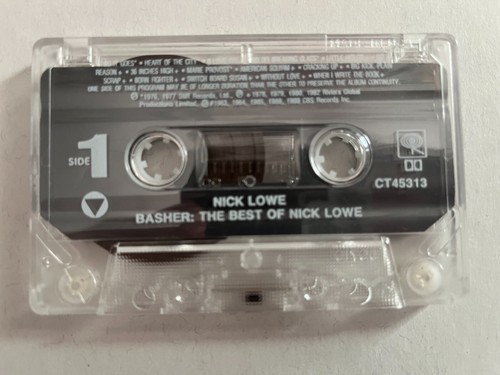 Basher The Best of Nick Lowe Cassette Tape - PLAY TESTED ~SOUNDS GREAT ...
