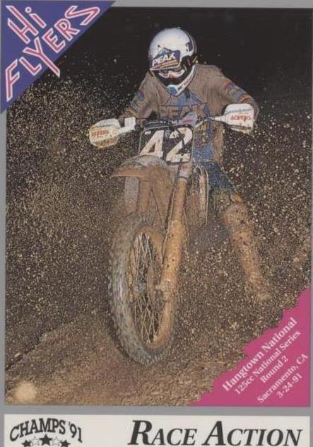 1991 Champs Hi Flyers AMA Motocross - Race Action Brian Swink, Steve ...