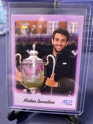 2020-21 ALL SPORTS 432 MATTEO BERRETTINI Purple RC ROOKIE CARD #D 67/ ...