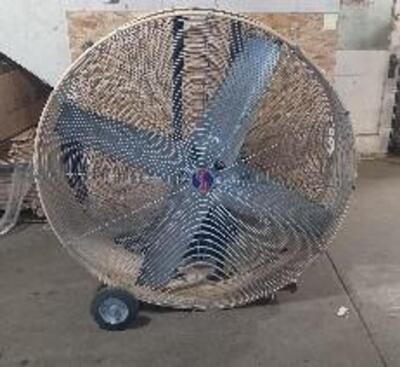 USED - Intertek 48" Belt Drive Drum Fan GHC-11 | eBay