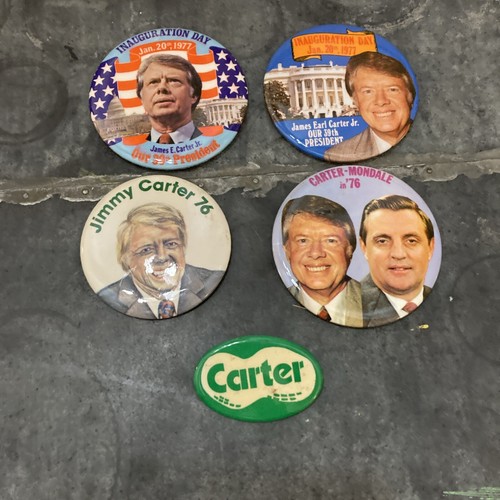 Jimmy Carter Lot 5 Political Buttons | eBay