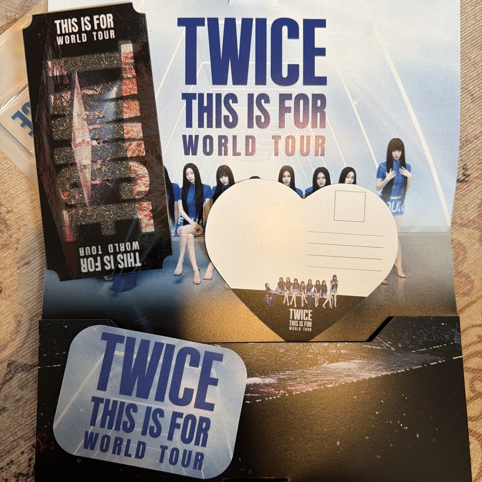 Official TWICE This is For 2026 Concert Tour VIP Merch Bag K-pop Mirror ...