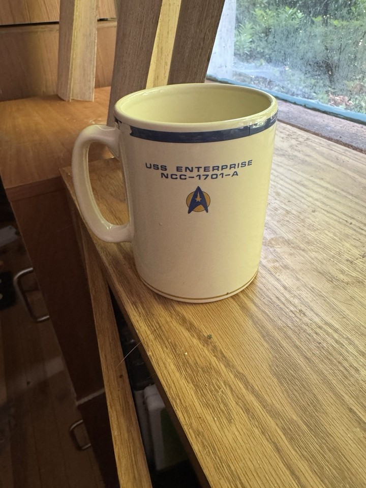 VTG Star Trek Coffee Mug 1993 USS Enterprise NCC-1701-A by Pfaltzgraff ...