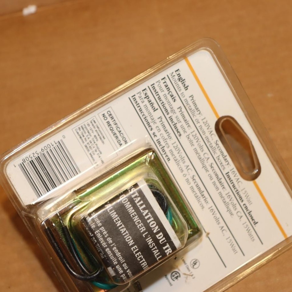 Vintage New Trine 121AC Heath Zenith Door Bell Chime 16VAC Transformer ...