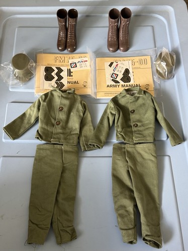 Miscellaneous Action Figure Uniforms, Hats, Shoes, etc. Including GI ...