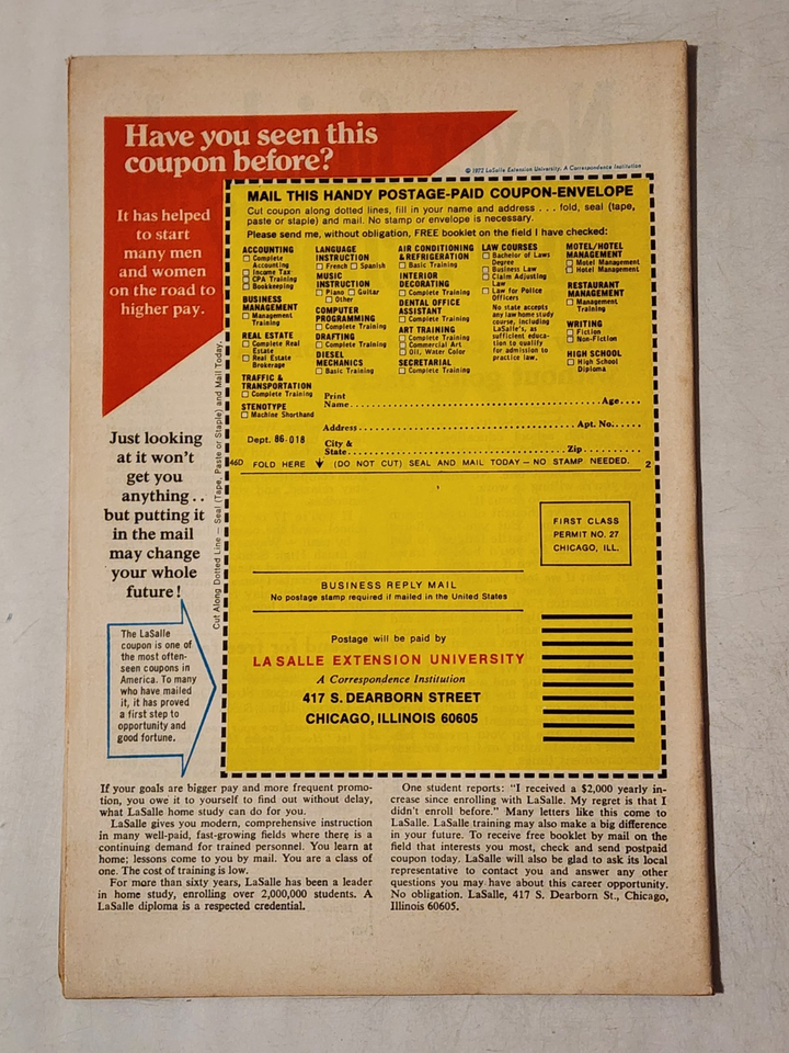 Sgt. Fury and His Howling Commandos #109 1973 Marvel Comics This One's ...