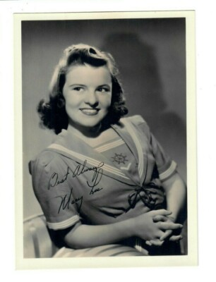 MARY LEE vintage Photo facsimile auto Western Actress Big Band Singer ...
