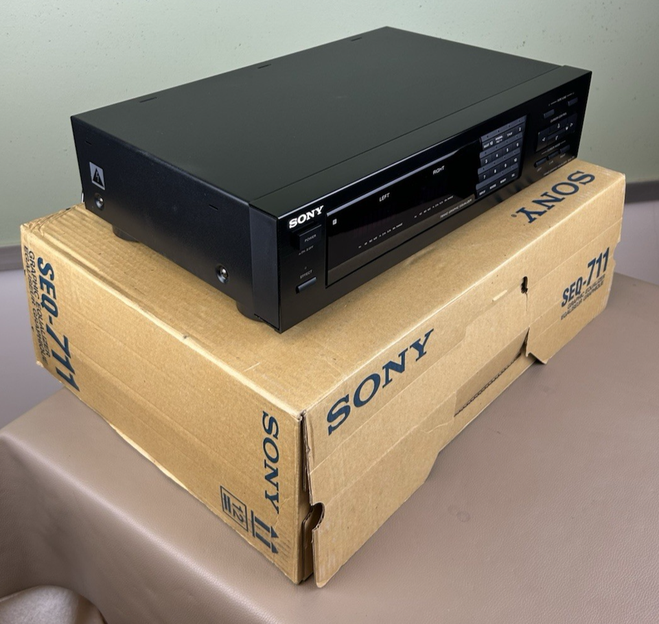 SONY SEQ-711 EQUALIZER ORIGINAL BOX NICE | eBay