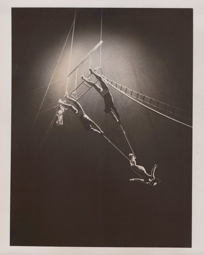 Vintage Circus 1940s Rose Gold Trio Trapeze Act 8x10 Original Photo | eBay