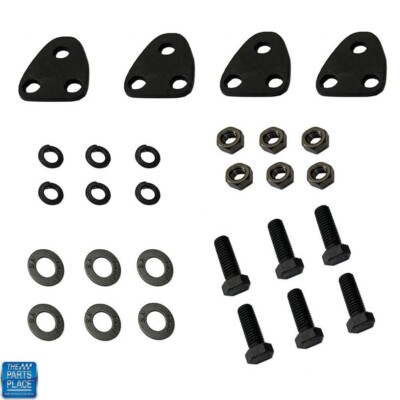 1965 Impala Front Bumper to Bumper End Reinforcement Plate & Hardware ...