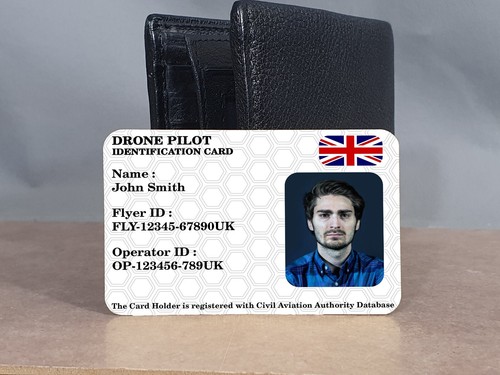 Drone Pilot ID Card Metal Card Wallet Insert | eBay UK