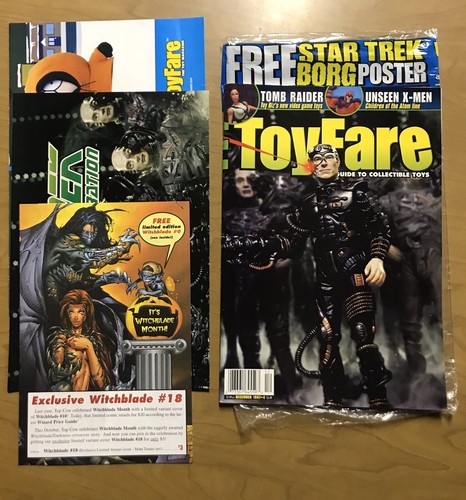 WIZARD ToyFare Magazine Star Trek TNG X-Men 90's Toys December 1997 | eBay