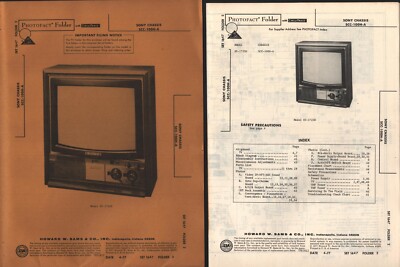 SONY - TV Chassis - Model SCC-100H-A - Photo Fact Folder - 1977 | eBay