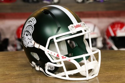 Michigan State Spartans Riddell Speed Display Helmet - Gruff Sparty | eBay
