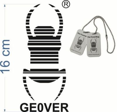 Geocaching Car Sticker GR.L Travelbug Sticker Decal Number Tick Bug | eBay
