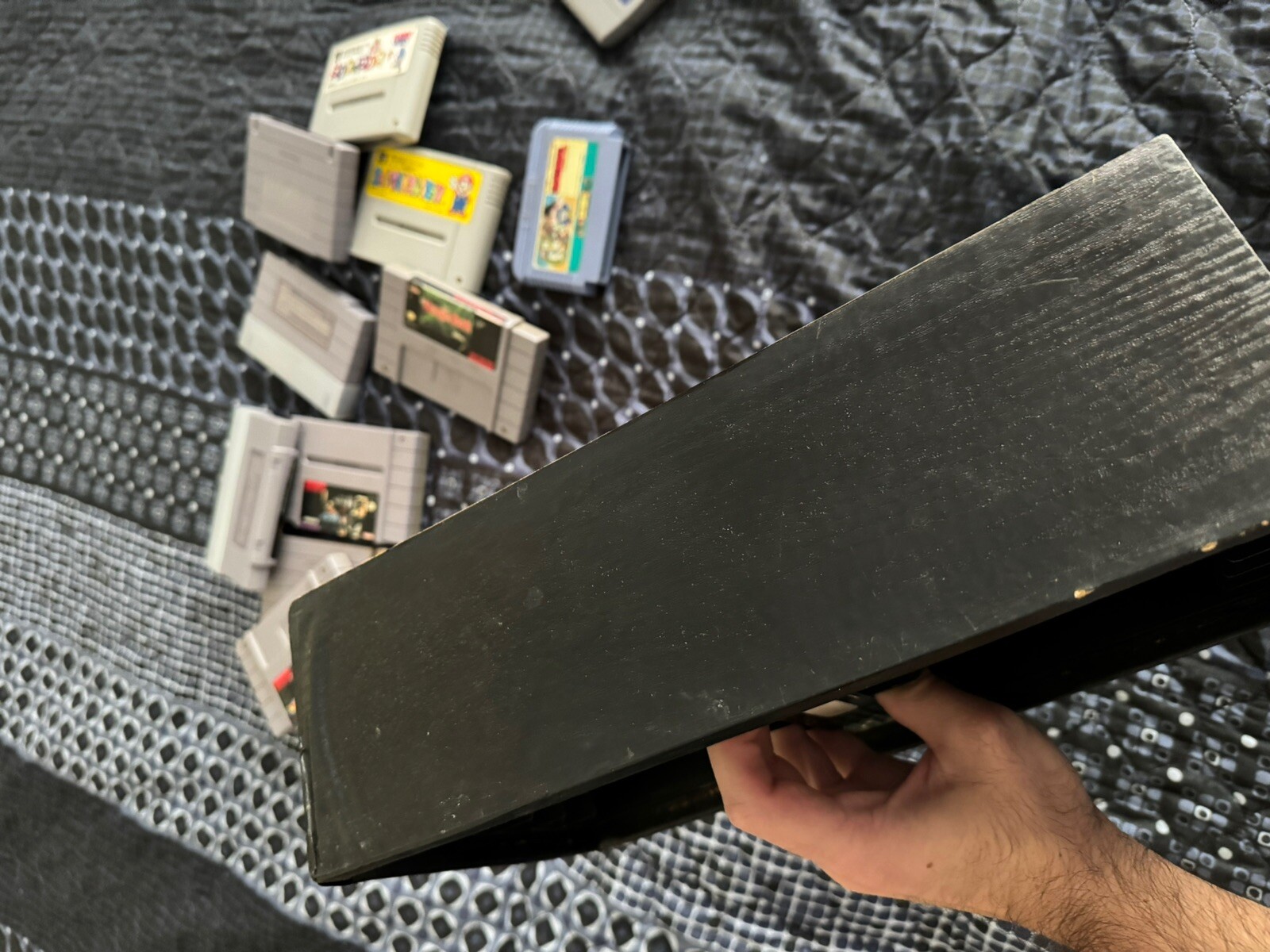 OEM Official Super Nintendo SNES Cart Cartridge Storage Holder Cabinet ...