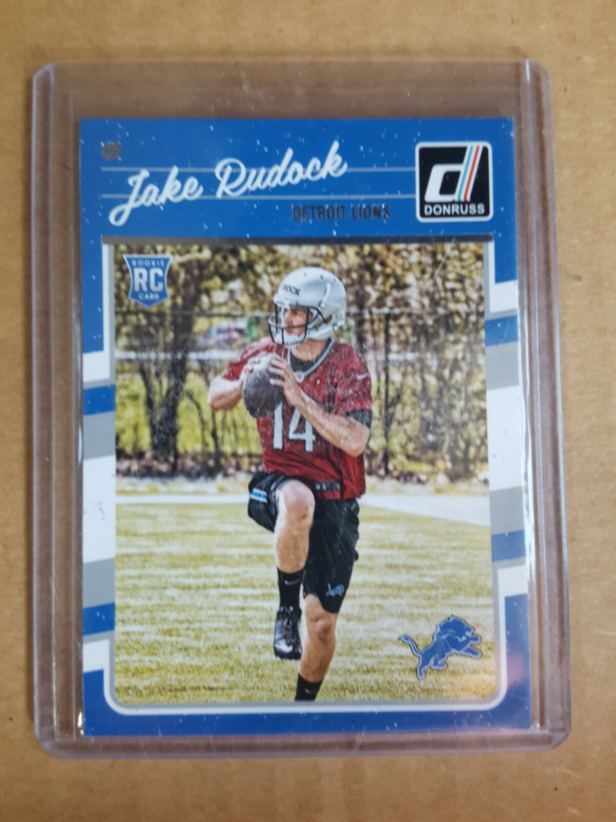 2016 DONRUSS JAKE RUDOCK ROOKIE RC Base #318 Detroit Lions | eBay