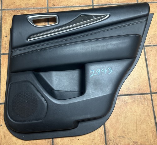 2017 INFINITI QX60 Rear Door Trim Panel Right Blk Leather | eBay