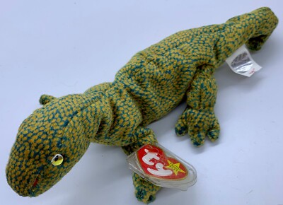 Ty Beanie Baby 1999 "Scaly" the Komodo Dragon Lizard | eBay