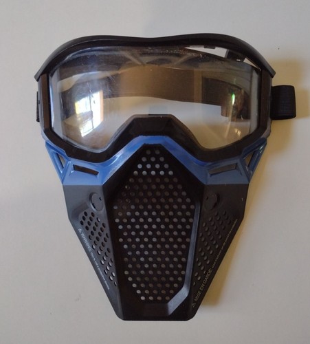 Nerf RIVAL Blue Team Protective Adjustable Face Mask | eBay