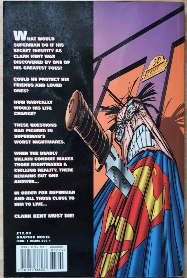 Superman The Death of Clark Kent TPB Paperback Graphic Novel | eBay