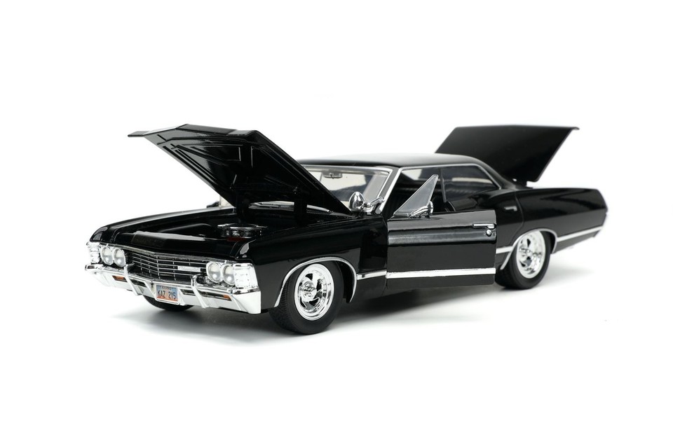 JADA 1/24 NEW 1967 CHEVROLET IMPALA & DEAN WINCHESTER FIGURE ...