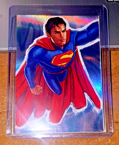 Superman Customized (modified) DC Comics Art Card- Fan Art | eBay