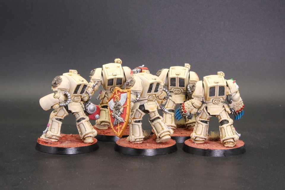 Warhammer 40K Dark Angels Deathwing Terminator Squad High Level Painted ...