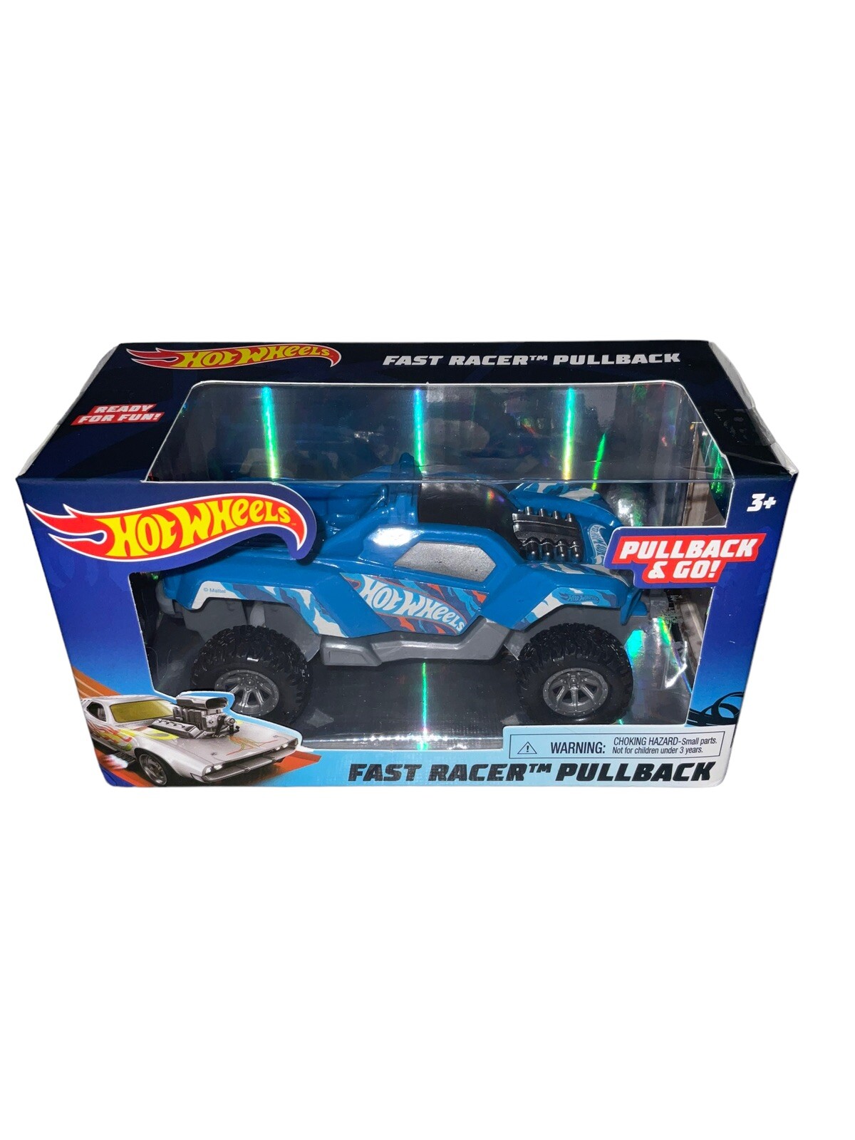 Hot+Wheels+Fast+Racer+Pullback+DAWGZILLA+Light+Blue+White+Red+Truck+ ...