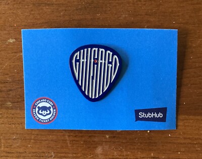 CHICAGO CUBS 2025 SEASON TICKET HOLDER (STH) "GUITAR PICK" PIN! | eBay
