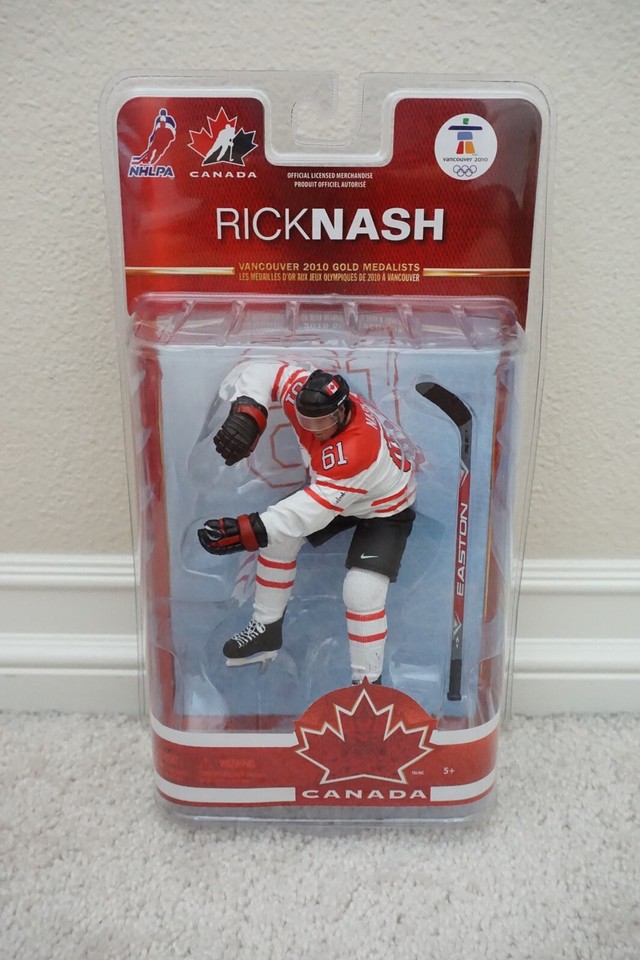 RICK NASH SIGNED NHL TEAM CANADA 2010 GOLD MEDAL MCFARLANE FIGURE ...