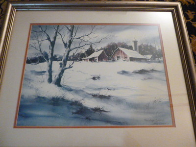 Margo Sebelist Signed and #110/200 Print with COA - Rural Snowy Country ...