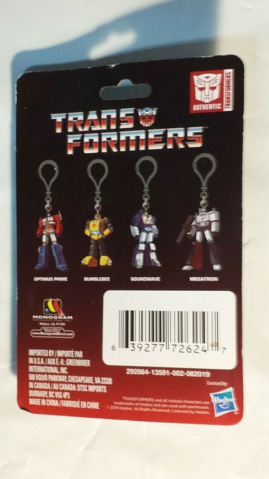 Transformers MEGATRON Figural Backpack Clip / Key chain Hasbro | eBay