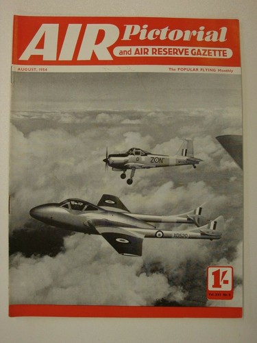 Air Pictorial Aug 1954 (Japanese Jet Aircraft WW2, Folland Aircraft, A4 ...