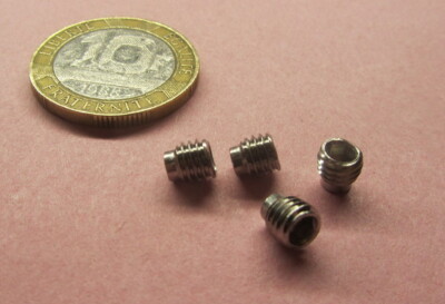 Stainless Dog Point Set Screws, Extended Tip, M5 x 0.8 x 5mm Length, 30 ...