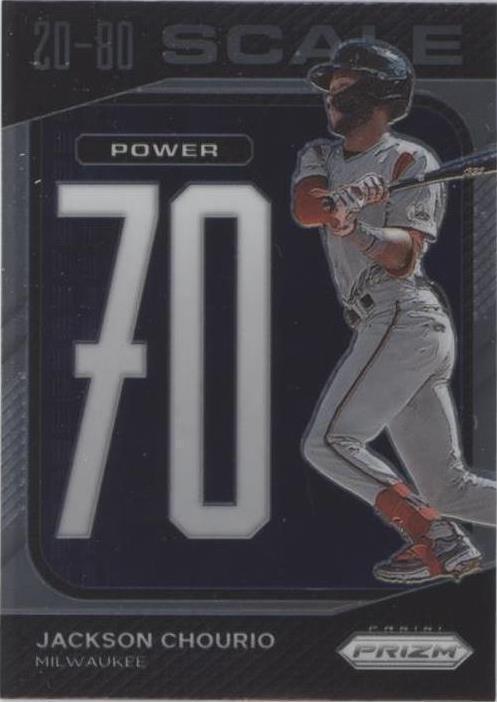 2023 Panini Prizm - 20-80 Scale Jackson Chourio #SC6 (RC) for sale ...