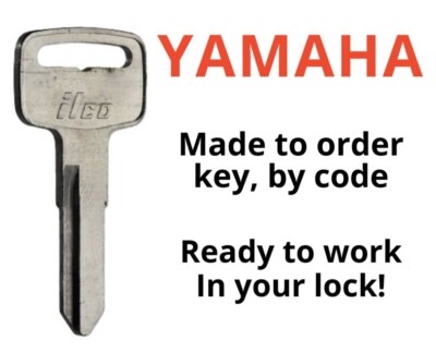 Yamaha Motorcycle ATV Snowmobile Keys Replacement Key Cut by Code 3101 ...