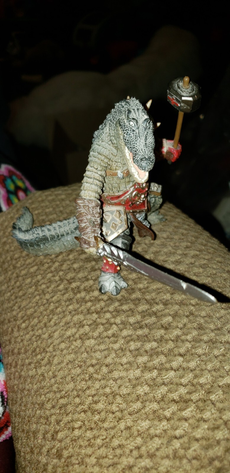 Papo Fantasy World Mutant Crocodile Medieval Alligator Action Figure ...