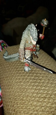 Papo Fantasy World Mutant Crocodile Medieval Alligator Action Figure ...