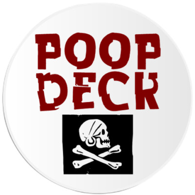 Poop Deck Pirate - 10 Pack Circle Stickers 3 Inch - Skull Crossbones | eBay