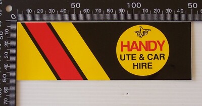VINTAGE HANDY UTE & CAR HIRE AUSTRALIA ADVERTISING PROMO SOUVENIR ...