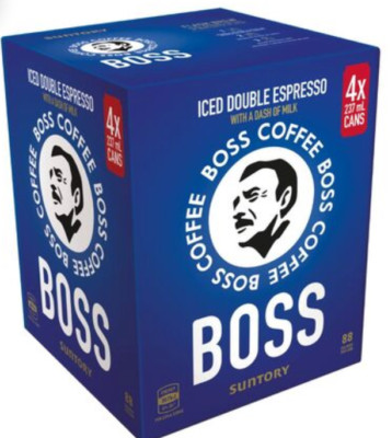 Boss Iced Double Espresso Can 237ml (4 can) | eBay