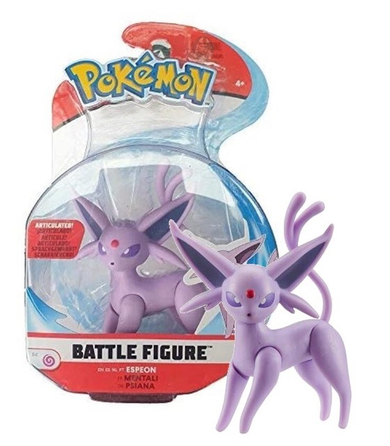 Pokemon Battle Figure Espeon Articulated S4 Scaled Jazwares 2020 for ...