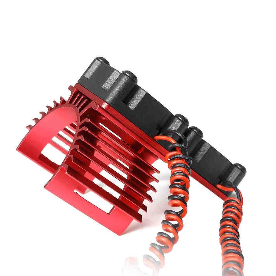 Motor Dual Cooling Fans Heatsink 380 540 550 3650 3660 Radiator 36mm RC ...