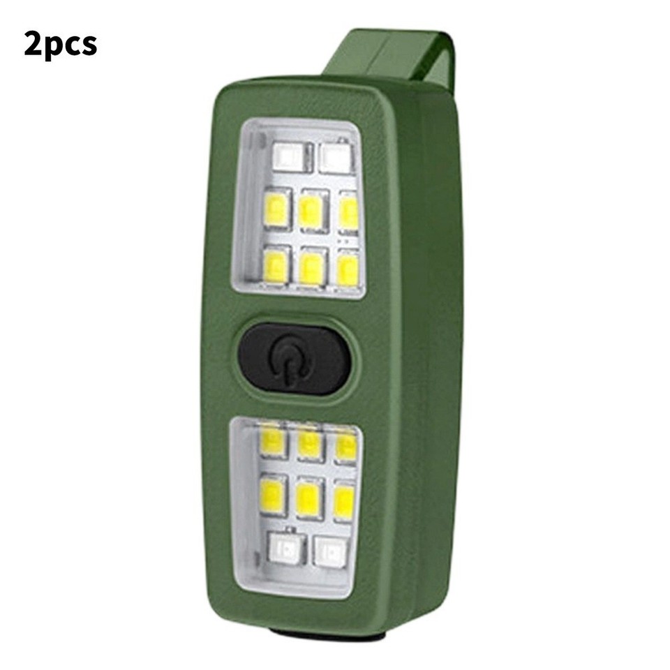 SOS Mode For Running Clip-on Flashlight Metal And Plastic Construction ...